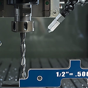 Yiranok Setup Block Height Gauge Set - Precision Aluminum Router Table Set Up Bars - 7 Pcs Table Saw Accessories Miter Gauge Tools - Gift Choice for Carpenter, Construction, Woodworking, DIY Handyman