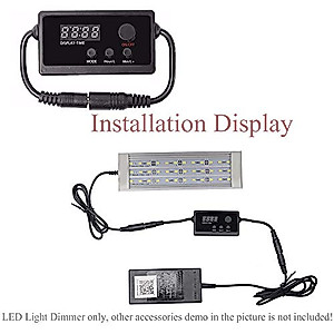 Way2top Fish Tank Aquarium LED Light,Intelligent Timing Dimming System, Modulator Lighting Controller (S2-PRO)