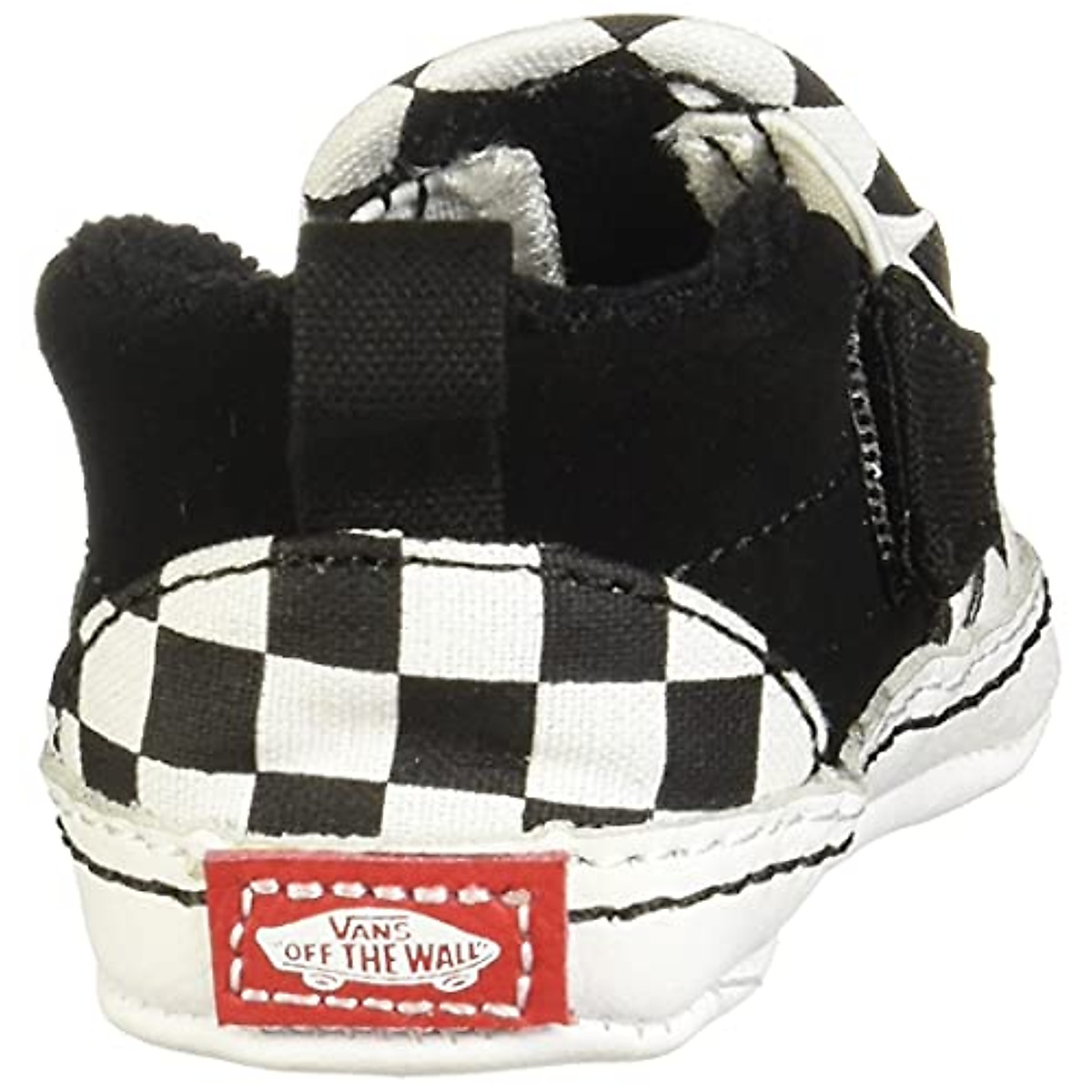 Vans Infant Checker Slip-On Black/True White Crib Size 4