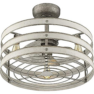 Progress Lighting P250012-141-22 Gulliver Ceiling Fans, 18-1/8" x 23-1/2", Gray