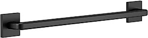 Delta Faucet 41924-BL Modern Angular Concealed Screw ADA-Compliant Decorative Grab Bar, 24 in x 1-1/4 in, Flat Black