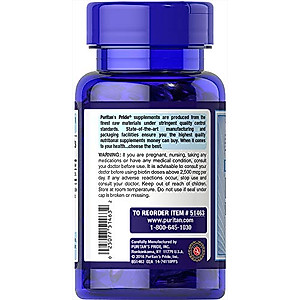Puritan's Pride Ultra Mega Biotin 10000 Mcg 50 Count