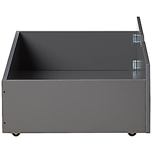 Donco Kids 505-DG Dual Under Bed Drawer, One Size, Dark Grey