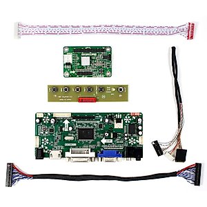 HDMI+VGA+DVI+Audio Input LCD Controller Board For LP156WF6 SP 11.6" 13.3" 14" 15.6" 17.3" 1920x1080 30Pins edp LCD Screen