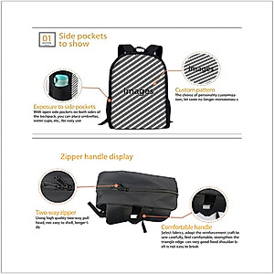 GLENLCWE Southwest Native Indian American Aztec Print Backpack School Bag for Teen with Lunchbox Pencil Case