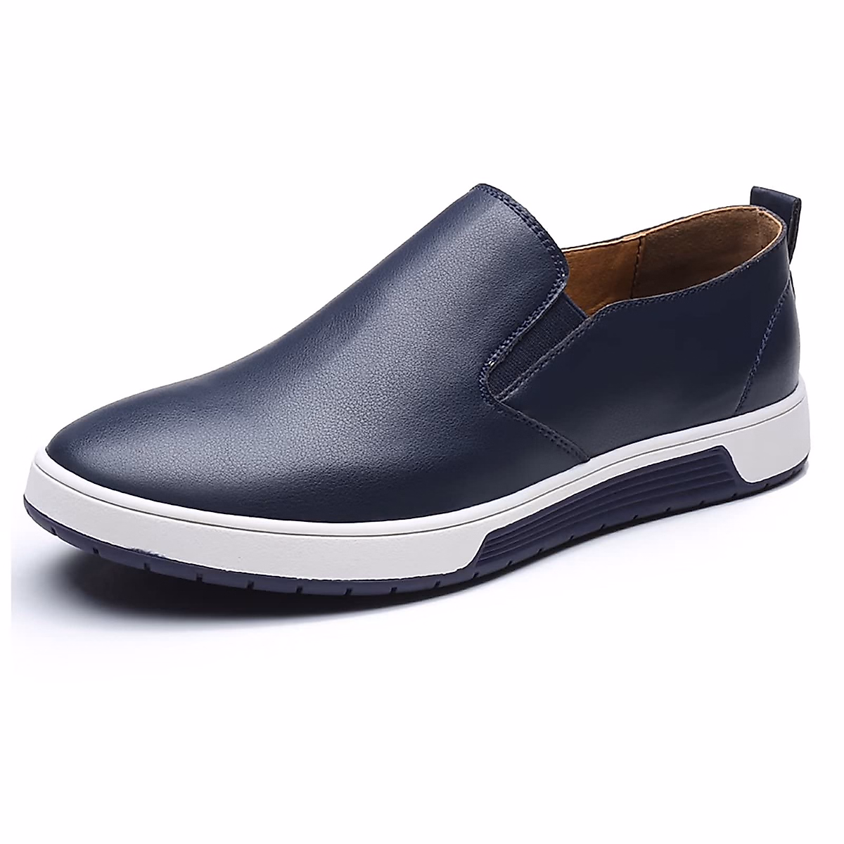 BSROT Men's Casual Oxford Shoes Lace-up Dress Shoes Comfortable Fashion Sneakers Blue 7US