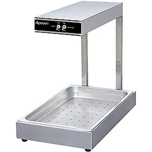 Adcraft IDW-940W Infrared Electric French Fry Food Warmer Display with Raised Base, Countertop, Stainless Steel, 120v