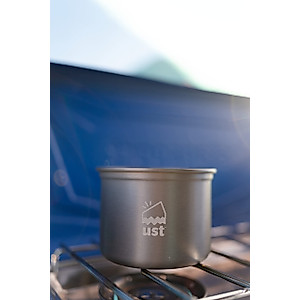 ust duo cook kit with Lightweight, compact, bpa free, anodized aluminum construction for camping, hiking, emergency and picnics