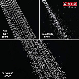 Delta Faucet 3-Spray Slide Bar Hand Held Shower with Hose, Oil Rubbed Bronze Handheld Shower Head, Slide Bar Hand Shower, Handheld Shower, Detachable Shower Head, Venetian Bronze 57014-RB, 0.5