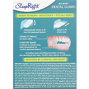 SleepRight Secure-Comfort Dental Guard to Prevent Teeth Grinding and Damage