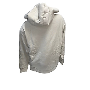 Victoria's Secret Pink Everyday Campus Pullover Sherpa Sweatshirt Hoodie Color Ivory Size X-Large New