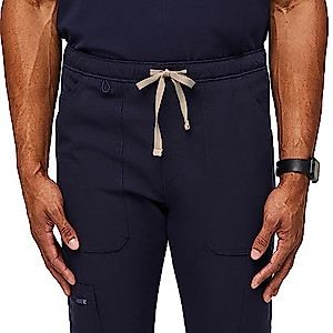 FIGS Cairo Cargo Scrub Pants for Men – Navy Blue, XL