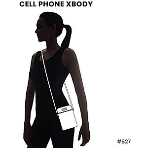 CHALA Cell Phone Crossbody Purse-Women PU Leather/Canvas Multicolor Handbag with Adjustable Strap - Daisy - blue