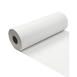 FIVEIZERO Medium Weight Iron-On Non-Woven Fusible Interfacing: 12inch" x 30yd Medium Weight Non-Woven Interfacing Iron On Polyester Single-Sided Interfacing for DIY Crafts Supplies