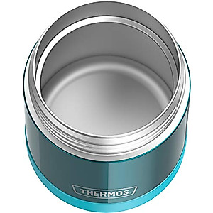 THERMOS FUNTAINER 10 Ounce Stainless Steel Vacuum Insulated Kids Food Jar, Teal