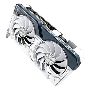 ASUS Dual NVIDIA GeForce RTX 4060 Ti OC Edition / White - Gaming Graphics Card (8GB GDDR6X, PCIe 4.0, DLSS 3, HDMI 2.1, Display Port 1.4a, Axial Fans, 0dB Technology)