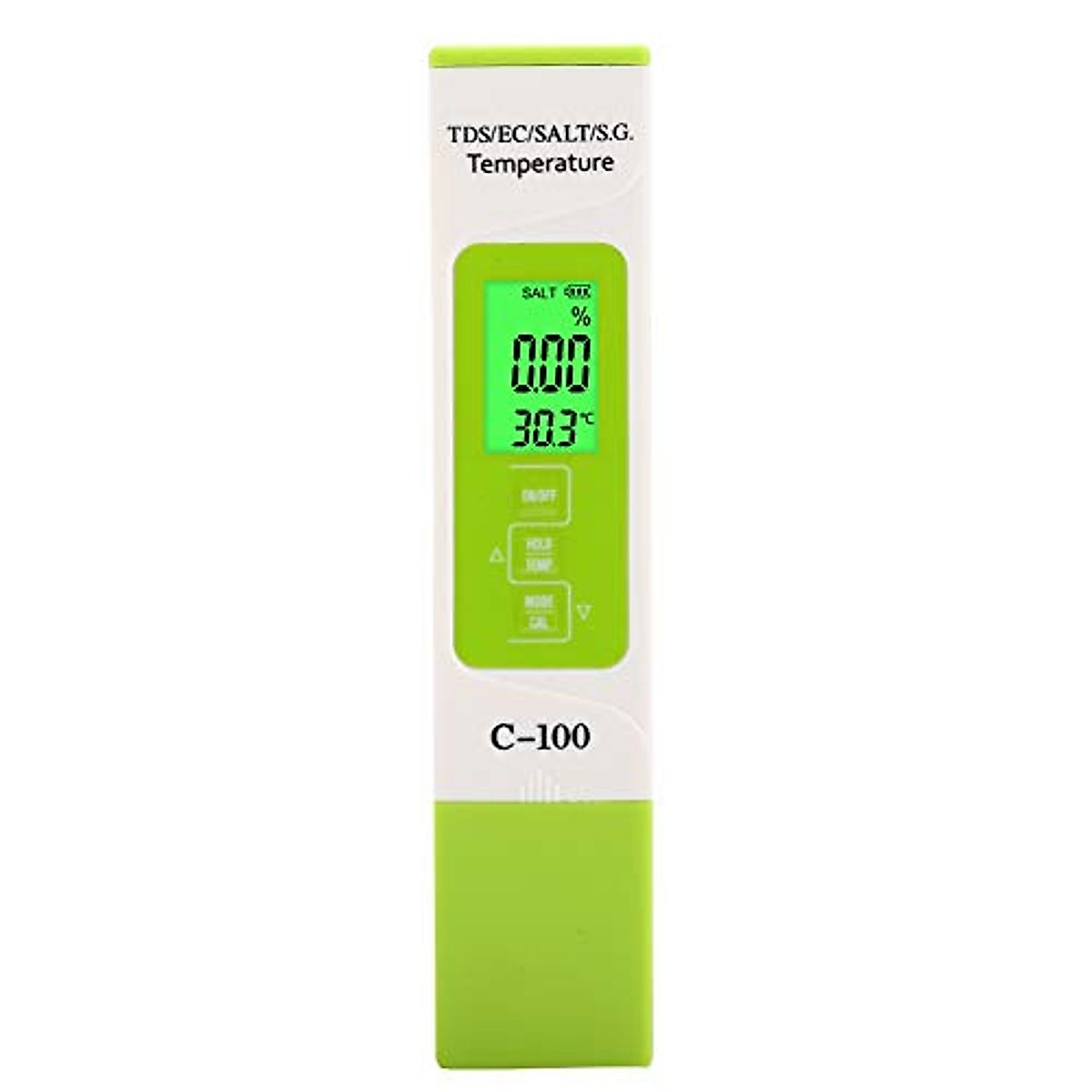 Water TDS Meter，5 in 1 TDS, EC, Salinity,Temperature Meter, Specific Gravity of Sea Water Accurate & Reliable ppm Meter,Digital Water Tester for Drinking Water, Aquariums, Swimming Pool, Hydroponic S