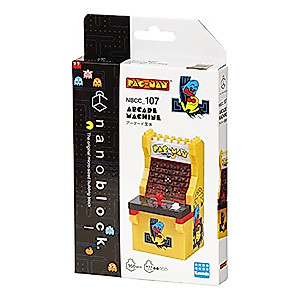 nanoblock - PAC-Man Arcade Machine, Character Collection Series Building Kit