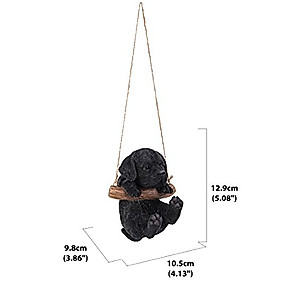Hanging Black Lab Puppy