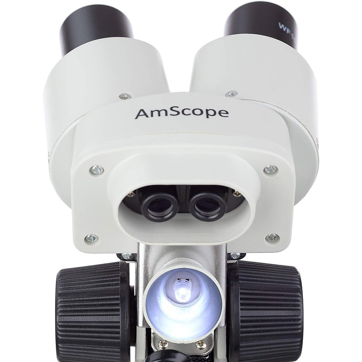 AmScope 10X-20X Kids Battery Powered Binocular Stereo Dissecting Microscope with LED Light