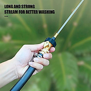 Brass Hose Nozzle,High Pressure Hose Nozzle,Jet Nozzle,Sweeper Nozzle, Jet Nozzle For Garden Hose, Garden Hose Shut Off Valve,Heavy Duty Brass Hose Nozzle with Shut off,Hose Jet Nozzle