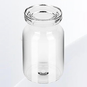 Viodmss Sterile Empty Vials with Self Healing Injection Port,with Aluminum Plastic Cap,Sealed Empty Vials (5ML 10PCS)