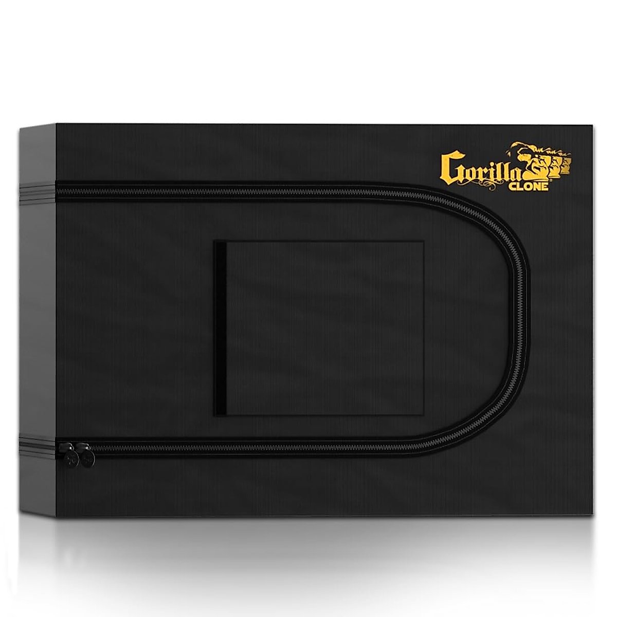 Gorilla Clone Tent | Complete Reflective Hydroponic Grow Tent for Seedlings and Cloning Plants, with Windows, Double-Cinching Ducts, and Micro-Mesh Pre-Filters (18" x 13" x 25")