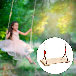 Colcolo Outdoor Wooden Swing Set for Kids - Sturdy and Safe Playground Equipment