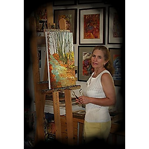 SOLD - Old Garden Chair - Tuscany Italy by Internationally Renowned Painter Yary Dluhos