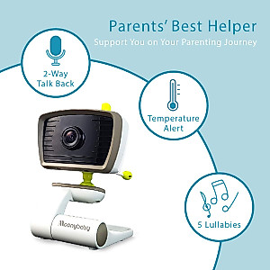 Moonybaby Split 50 Add-on Camera, Only for Handheld Monitor's S/N Number Start with 20