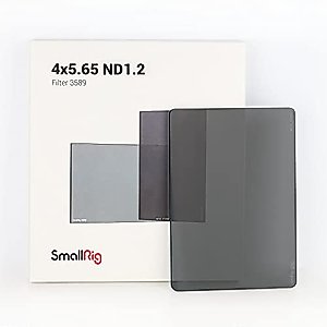 SmallRig 4 x 5.65 ND1.2 Filter (4 Stops), 4mm Thick Square Neutral Density Density Filter, with Multi-Layer Coatings Schott B270 Optical Glass, Fits for Matte Box – 3589