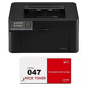RT LBP113w imageCLASS Wireless Check Printer Bundle with 1 OEM Modified 047 MICR Toner Cartridge for Printing Checks (2 Items)