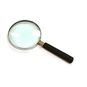 Magnifying Glass, 2.5x Magnification - Lab Quality, 3" diameter, 6" Focal Length - Eisco Labs