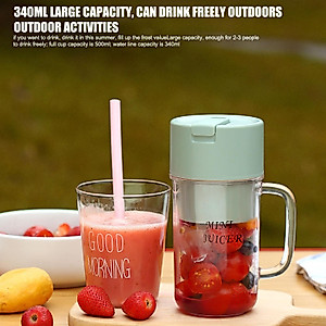 Juice Mini Cup Blender, Mini Juice Blender,3 in 1 Colors Mini Travel Juicer Blender, Electric Travel Blender with Straw,3000mah Rechargeable Mini Juice Blender, Blender Juicer Cup for Gym & Outdoor