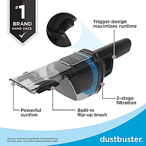 BLACK+DECKER dustbuster blast Cordless Handheld Vacuum, Home and Car Vacuum (HNVD220J00)