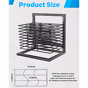 WISIMMALL Art Drying Rack, Paint Drying Rack with 9 Removable Shelves,Wall Art Storage Drying Rack with Wheels for Classrooms & Art Studios(9 Shelves)