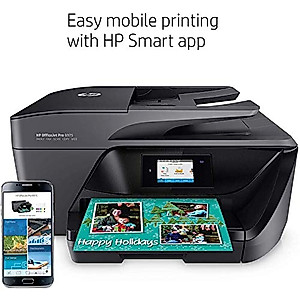 HP OfficeJet Pro 6975 All-in-One Wireless Printer, Double-Sided Print and Scan, HP Instant Ink, Works with Alexa (J7K36A)