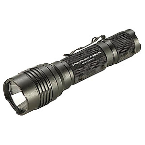 Streamlight 88040 ProTac HL 750-Lumen Professional Tactical Flashlight with CR123A Batteries, and Holster, Black, Clear Retail Packaging