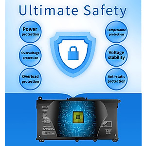 Uziyockn HT03XL L11119-855 Battery for HP Pavilion 14-CE 14-CF 14-DK 14-CM 14-DF 15-CS 15-DA 15-DB 15-DW 17-by 17-CA 14-DQ 15-CW 15-EF 14-FQ L11421-542 L11421-2C2 HT03041XL HSTNN-UB7J HSTNN-DB8R