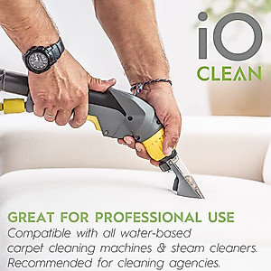 iO CLEAN Concentrate Carpet Cleaner Shampoo (33.8 FL OZ) – Deep Cleaner & Deodorizer – Alone or Machine Use – Stain Remover and Odour Eliminator – For Carpets Rugs and Upholstery