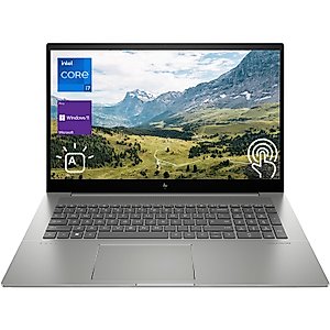 HP 2023 Envy Laptop, 17.3" FHD Touchscreen, 13th Gen Intel Core i7-13700H Processor, 32GB RAM, 2TB PCIe SSD, Webcam, HDMI, Backlit KB, SD Card Reader, Wi-Fi 6, Windows 11 Pro, Grey