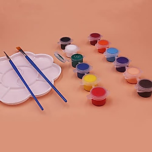 40 Pack Solar System Model Kit Includes Color Pigments, Paint Tray Palette, Brushes,Foam Balls| for Kids Planet School Science Project