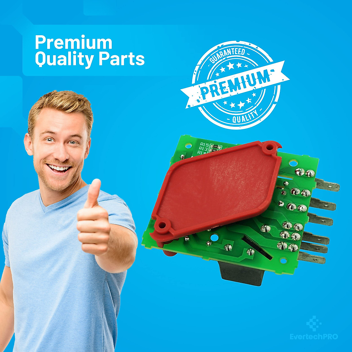 EvertechPRO 4388932 Refrigerator Defrost Control Timer Replacement for Whirlpool 2154958 2154985 2169267 2169269