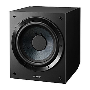Sony STRDH590 5.2 Channel Surround Sound Home Theater Receiver: 4K HDR AV Receiver with Bluetooth,Black & SSCS3 3-Way Floor-Standing Speaker (Single) - Black & SACS9 10-Inch Active Subwoofer,Black