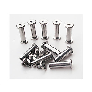 NC HAISDA Folding Knife Corby Bolts Pocket Knives Pivot Pins EDC Knifemakers Screw Fasteners Rivets DIY Knife Handle Studs Pack of 10 17mm