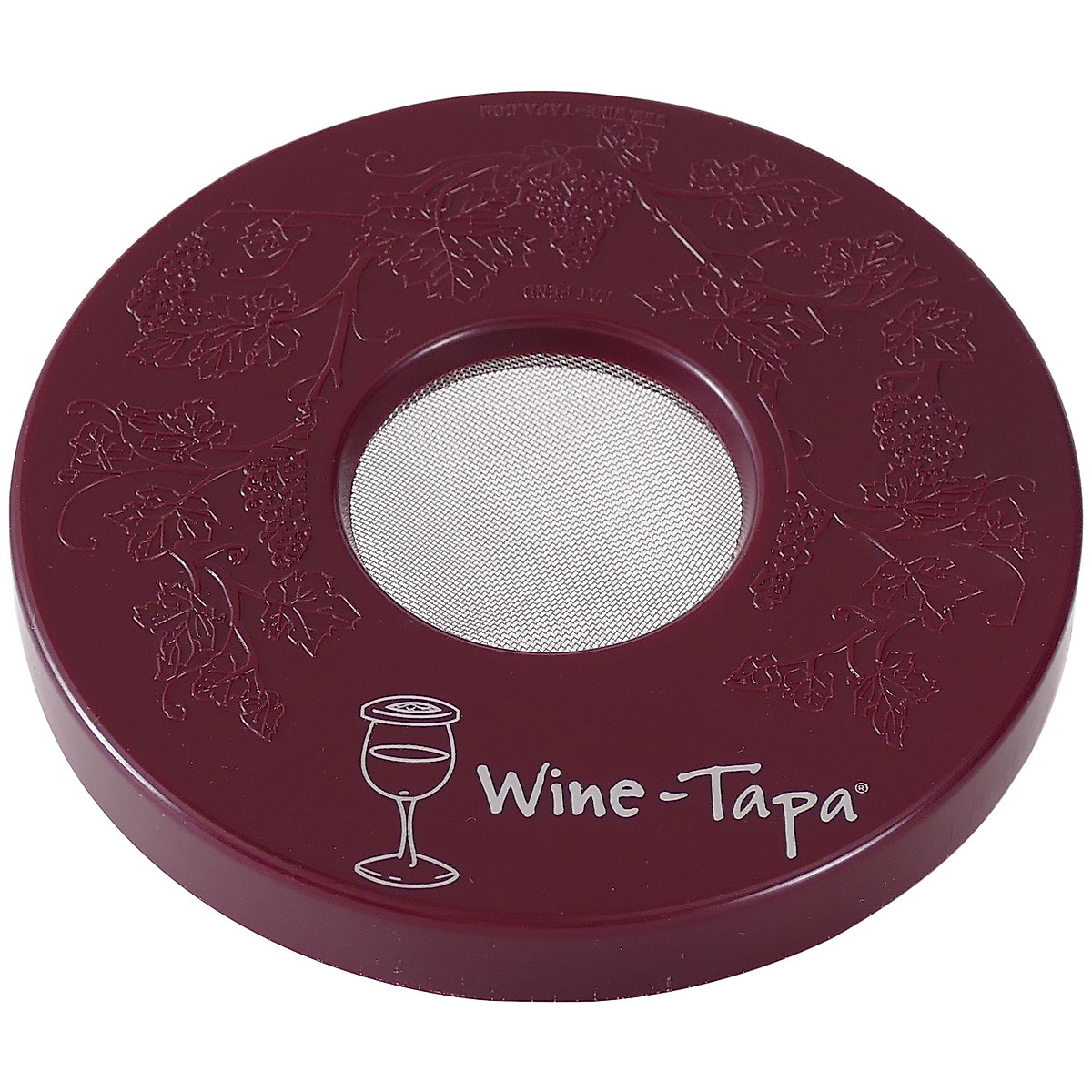 Wine Tapa Drinking Glass Covers- Keep Bugs Away from Wine Glasses Outdoors - Use as Cover for Coffee Mugs, Soda Cans, and Drinking Glasses, set of 4 No Spill Drink Covers (Fresco)