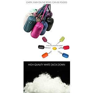 Miya Women's Packable Ultra light Weight Short Down Jacket Coat Stand collar-01Coffee Medium