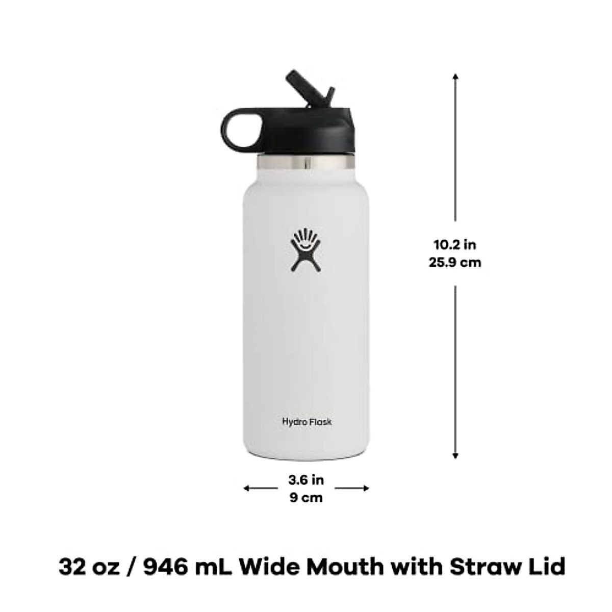 Hydro Flask 32 oz Wide Mouth Straw Lid Snapper & 12 oz All Around Tumbler Snapper