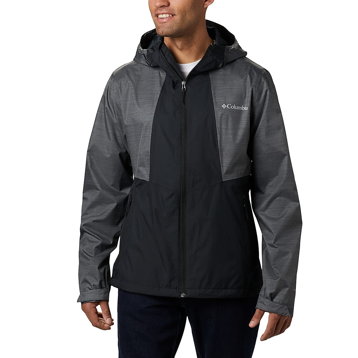 Columbia Men's Inner Limits II Jacket, Black/Graphite Heather, Large
