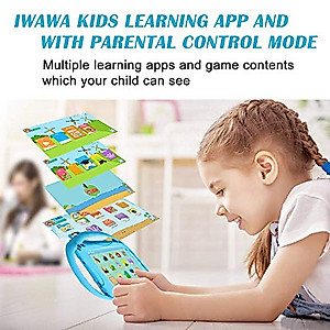 Kids Tablet 7inch Android Toddler Tablet 32GB Tablet APP Preinstalled & Parent Control Learning Education Tablet WiFi Camera Kid-Proof Case with Handle,Netflix YouTube Ages 3-14